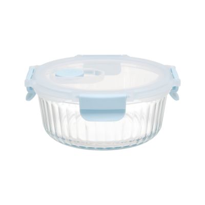 Stain Resistant Glass Food Container with Cool Lock Lid